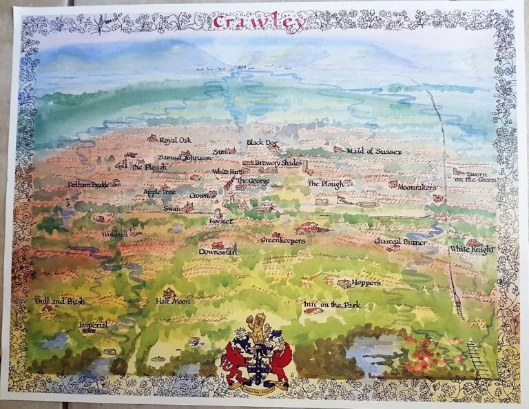 Public Houses of Crawley - Poster - Crawley Museum