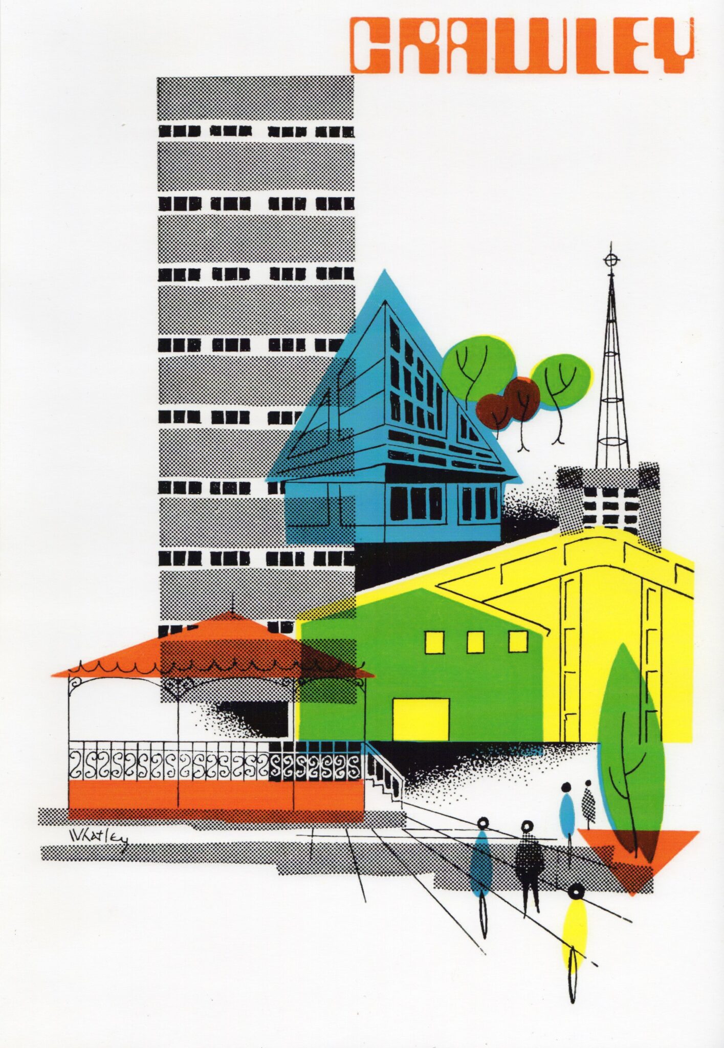 Poster of Crawley architecture - Crawley Museum